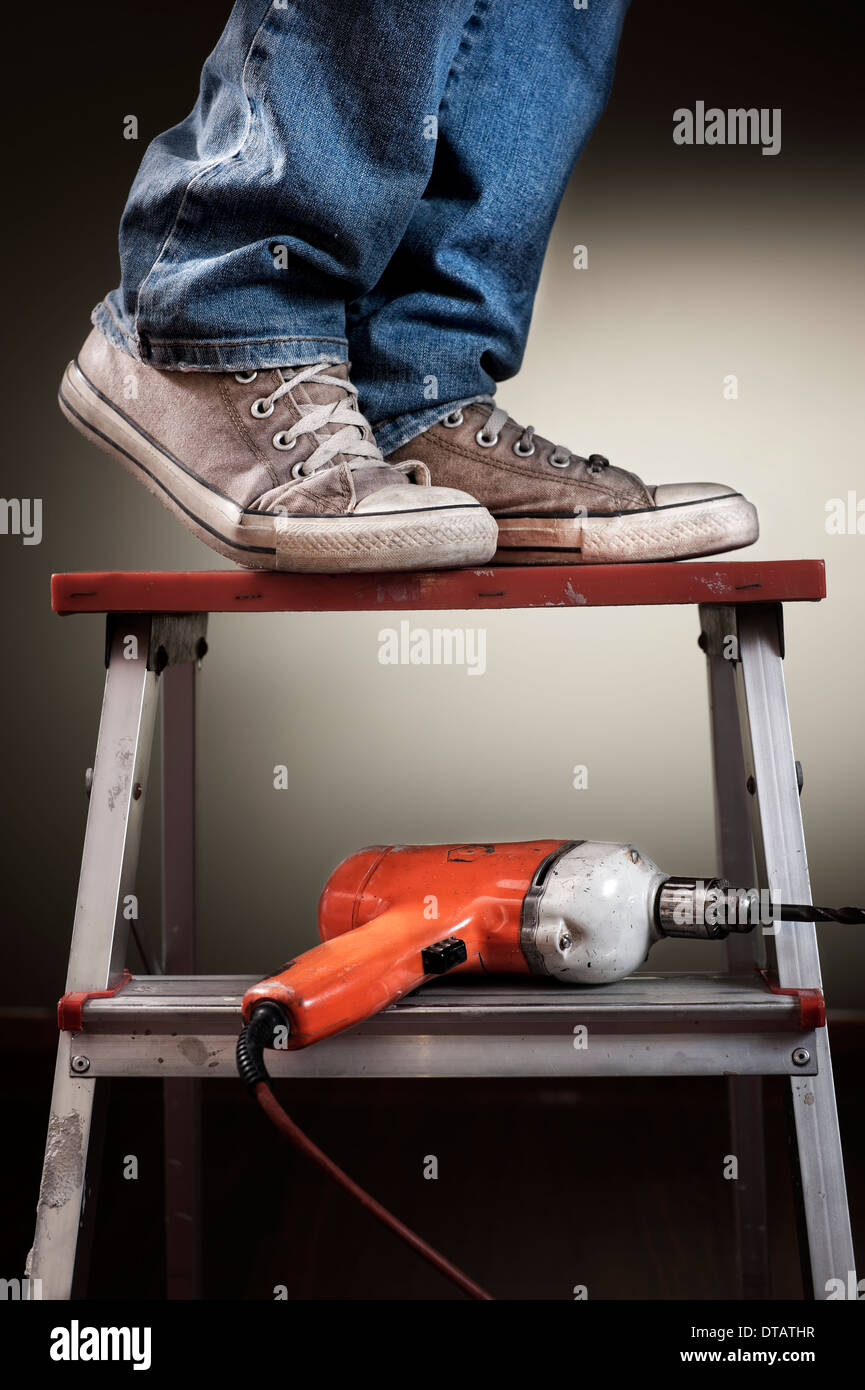 Working Up Ladders High Resolution Stock Photography and Images - Alamy