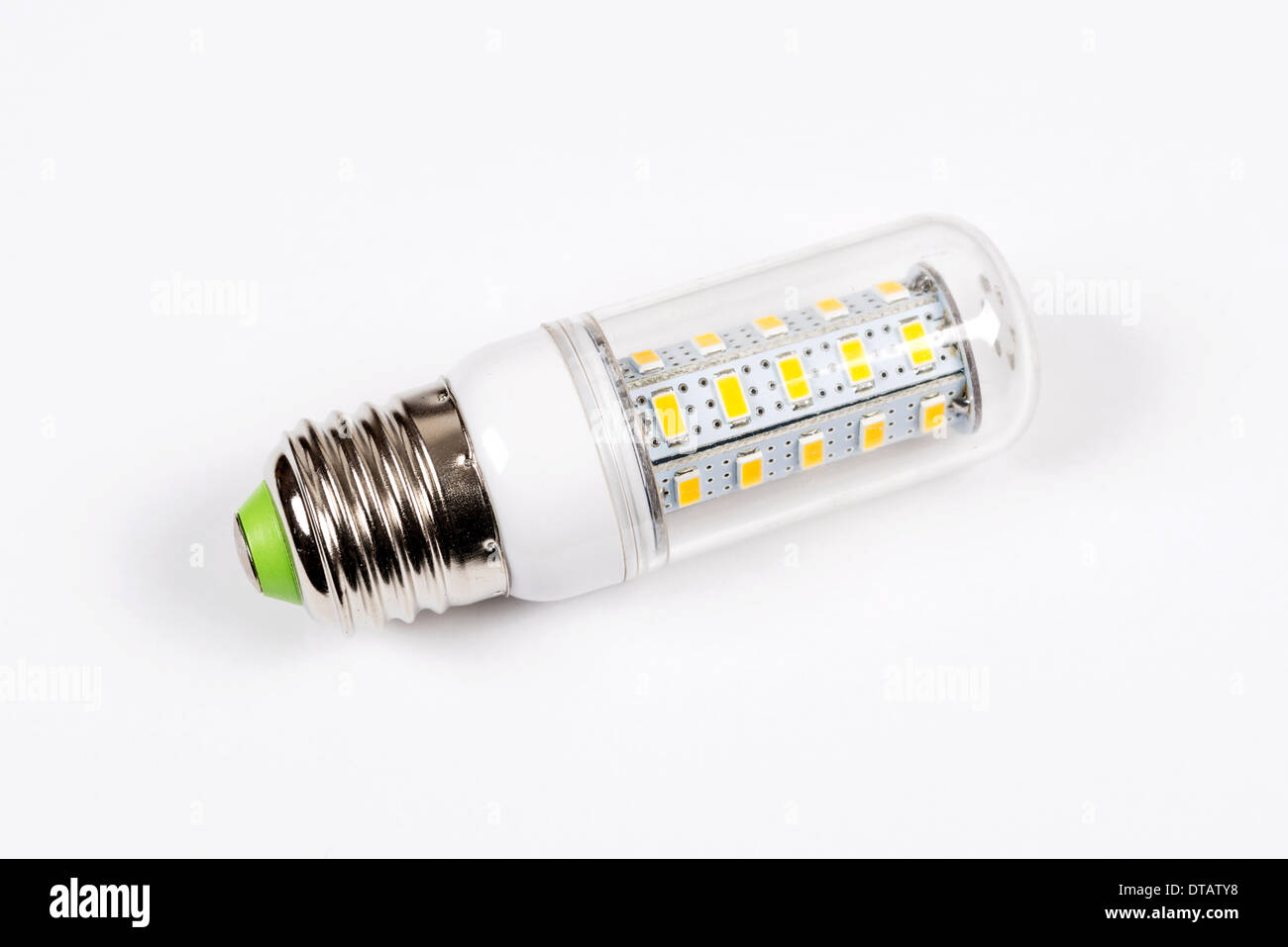 Led SMD light bulb isolated on white background Stock Photo - Alamy