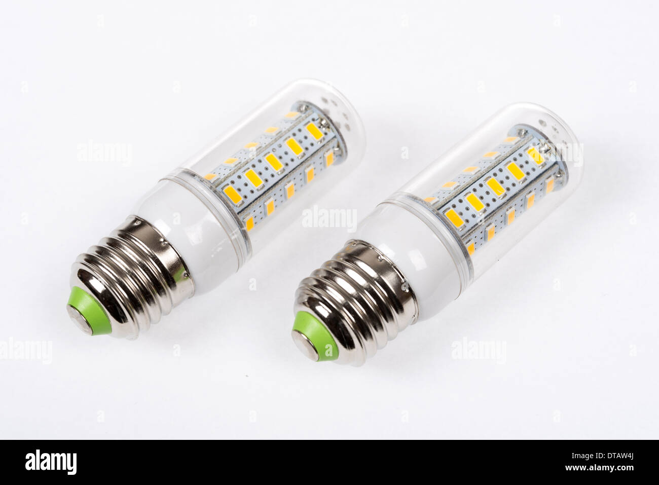 Led SMD light bulb isolated on white background Stock Photo - Alamy