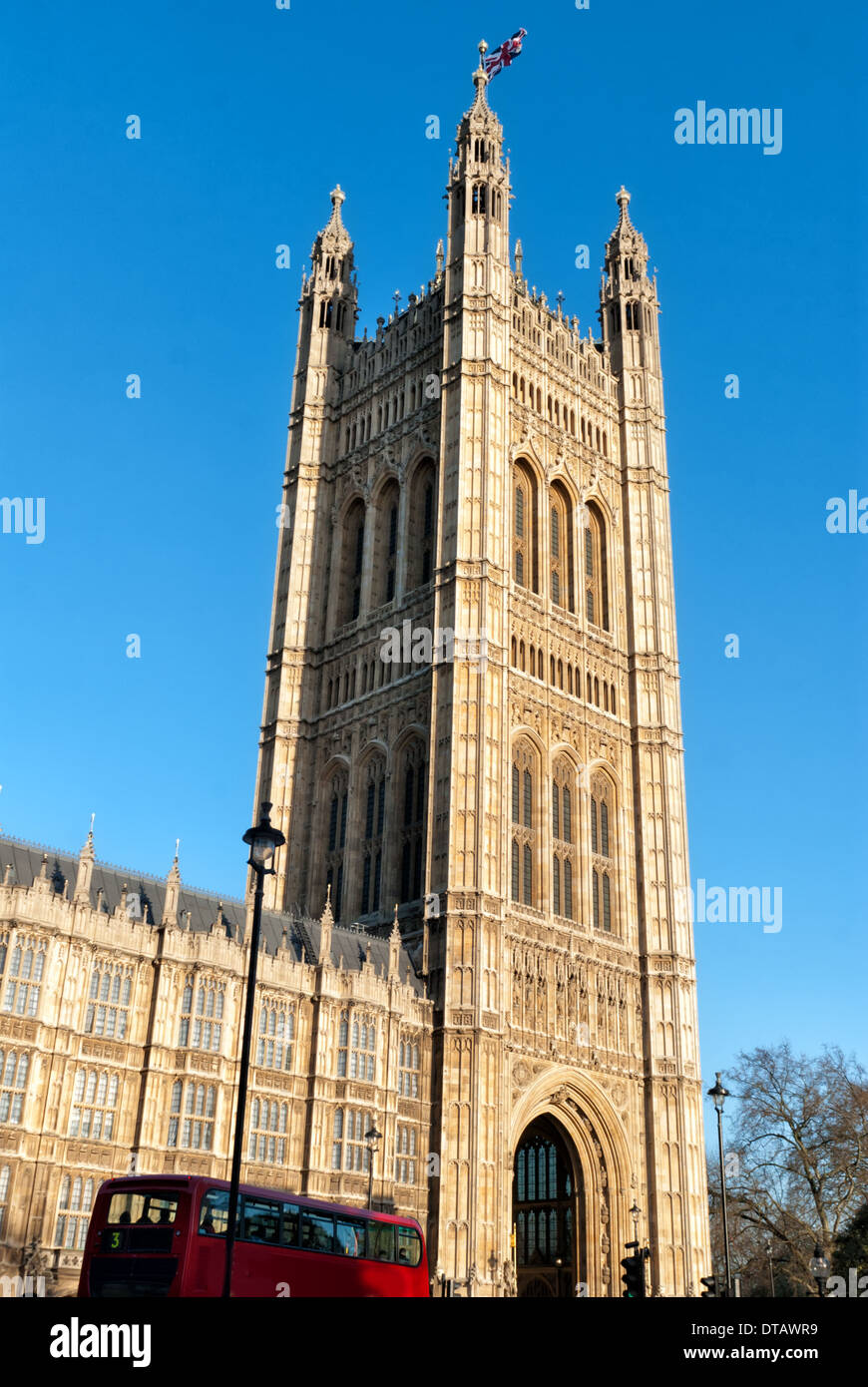 Victoria Tower in London Stock Photo - Alamy