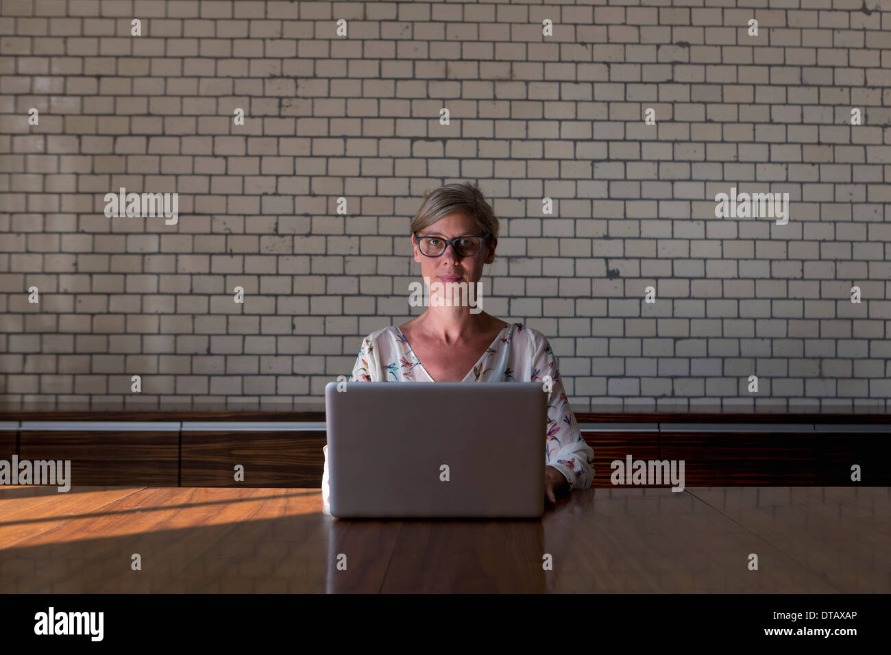 Portrait laptop hi-res stock photography and images - Alamy