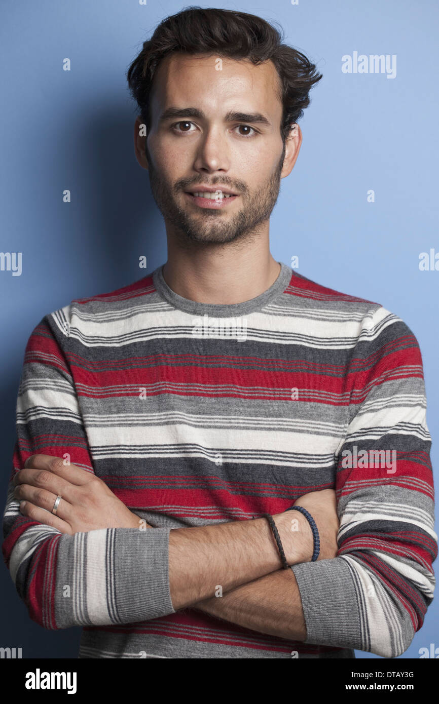Young adult young men vertical hi-res stock photography and images - Alamy