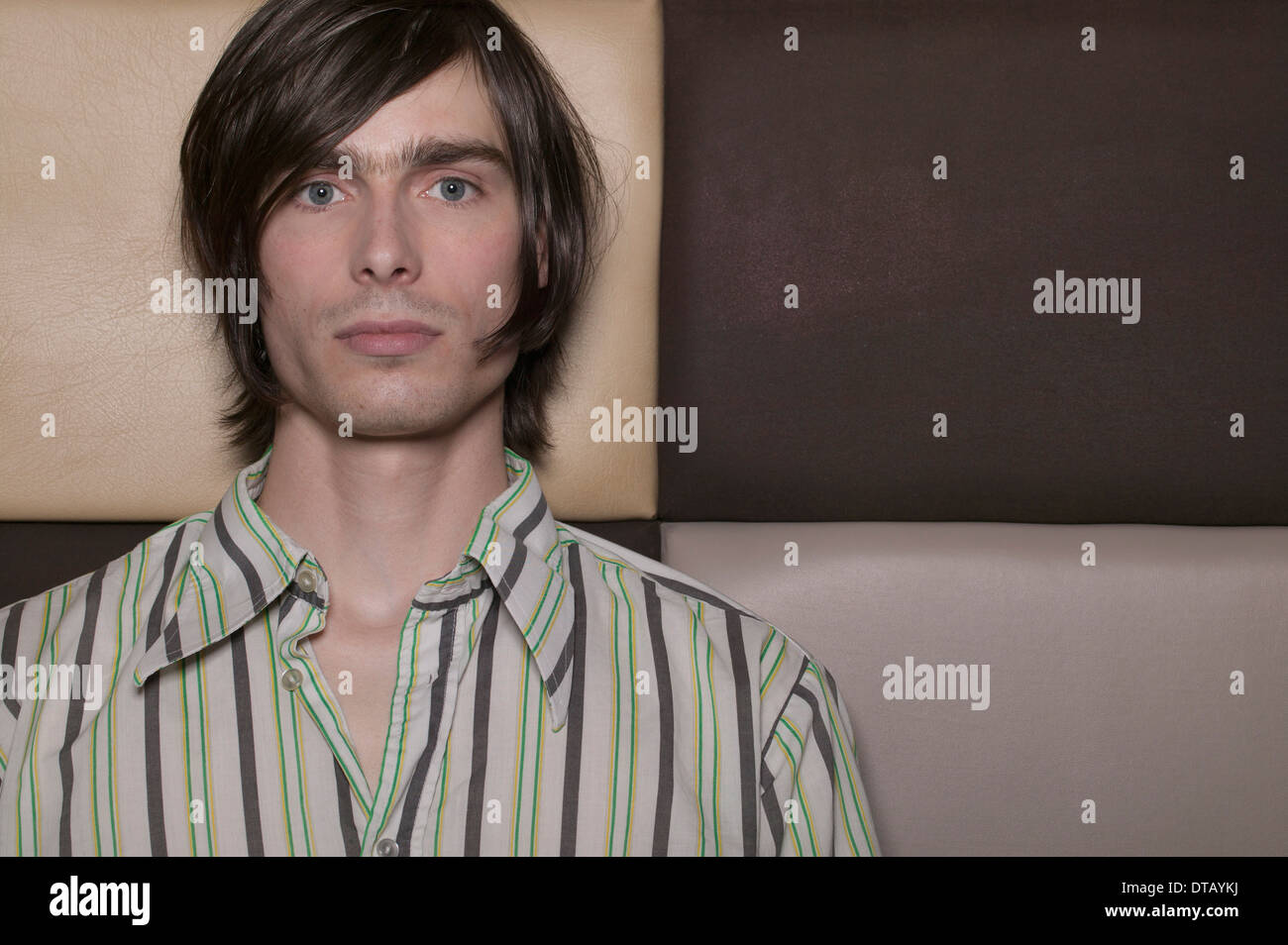 Close up serious man eyes hi-res stock photography and images - Alamy