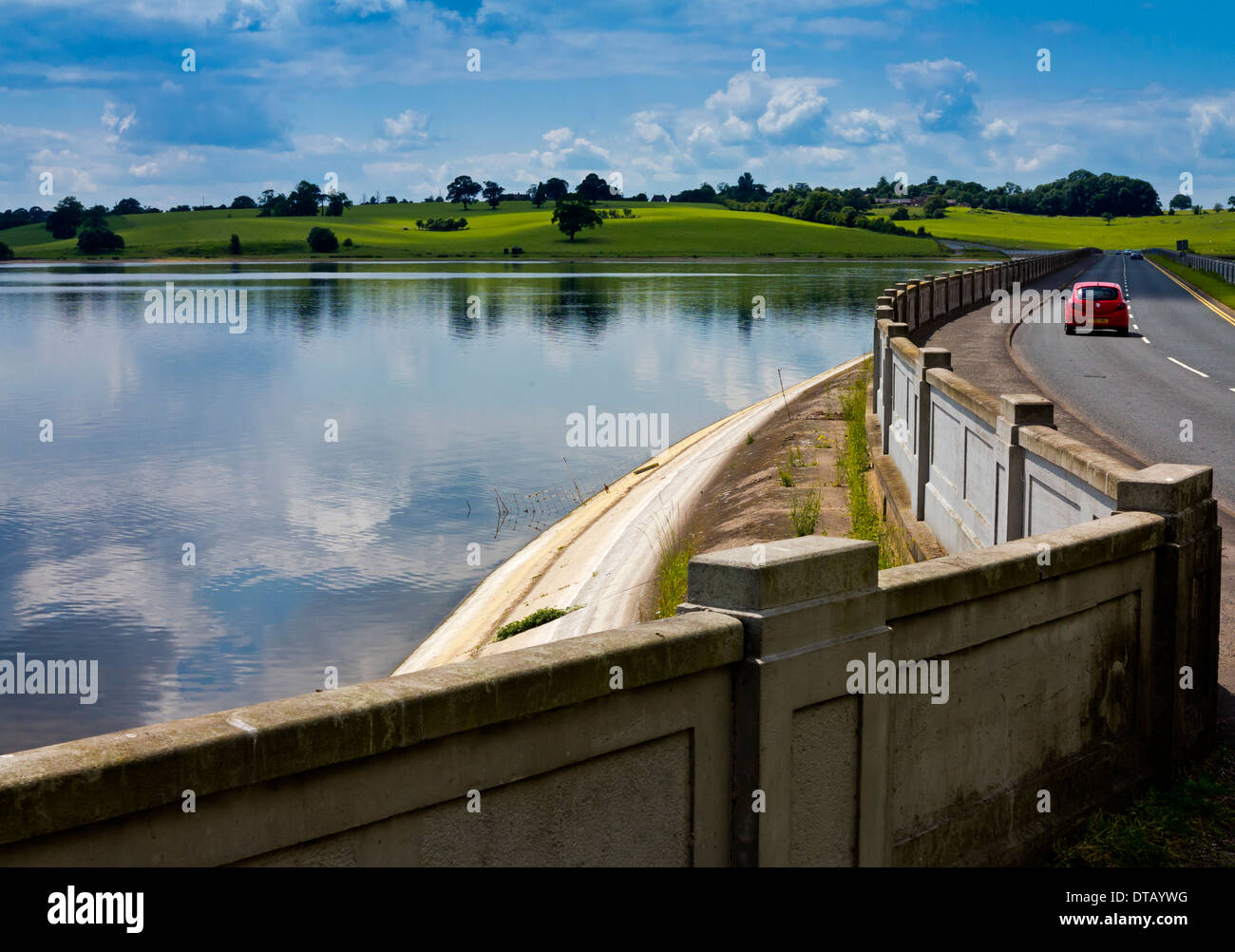 Blithfield Reservoir in Staffordshire England UK a drinking water ...