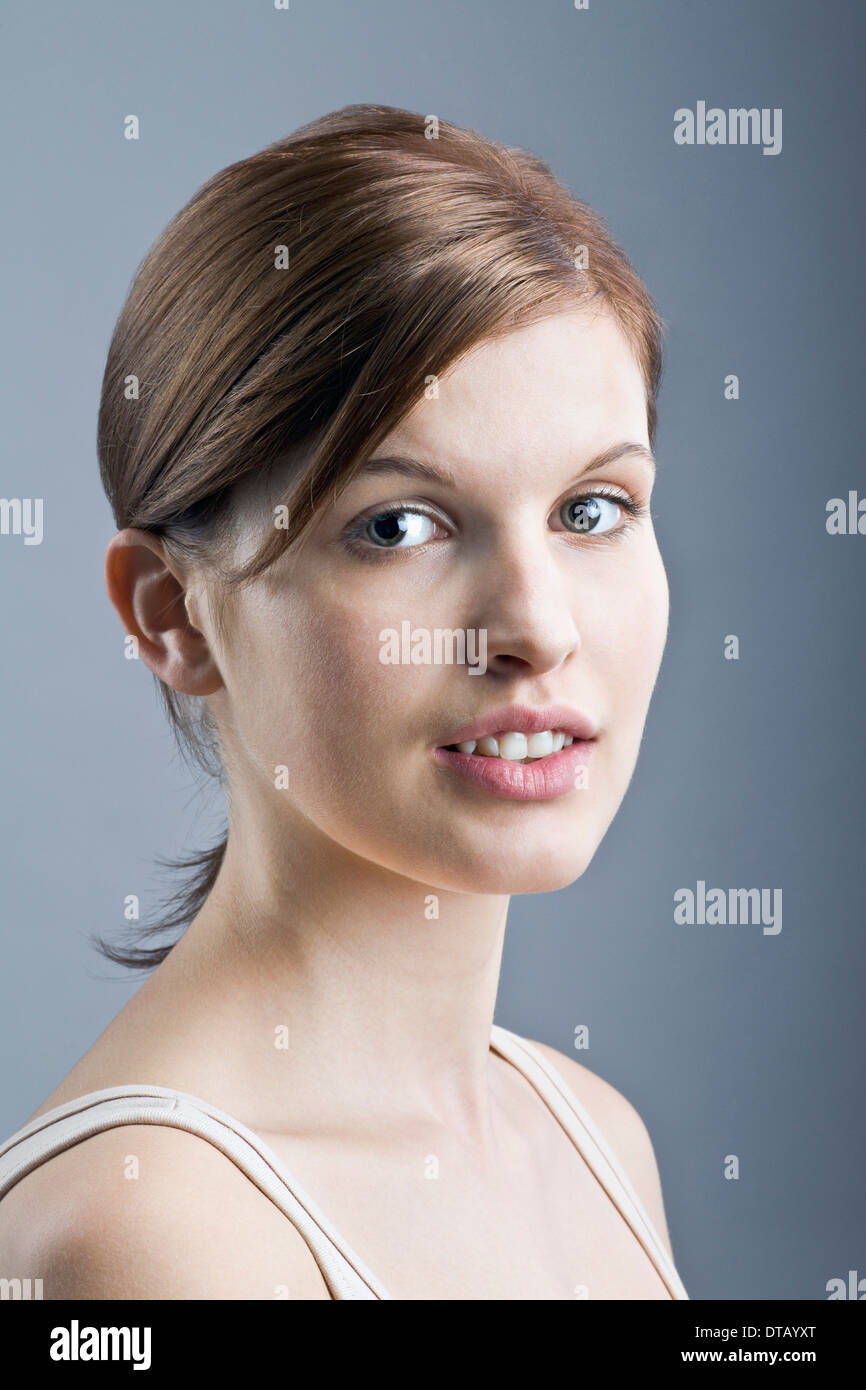Vertical head shot looking at camera hi-res stock photography and ...