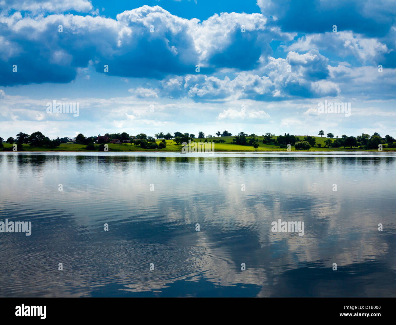 Blithfield Reservoir in Staffordshire England UK a drinking water ...