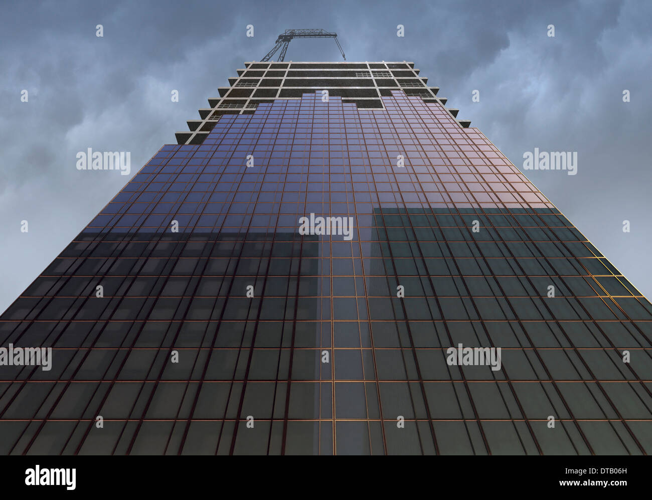Shiny skyscraper hi-res stock photography and images - Alamy
