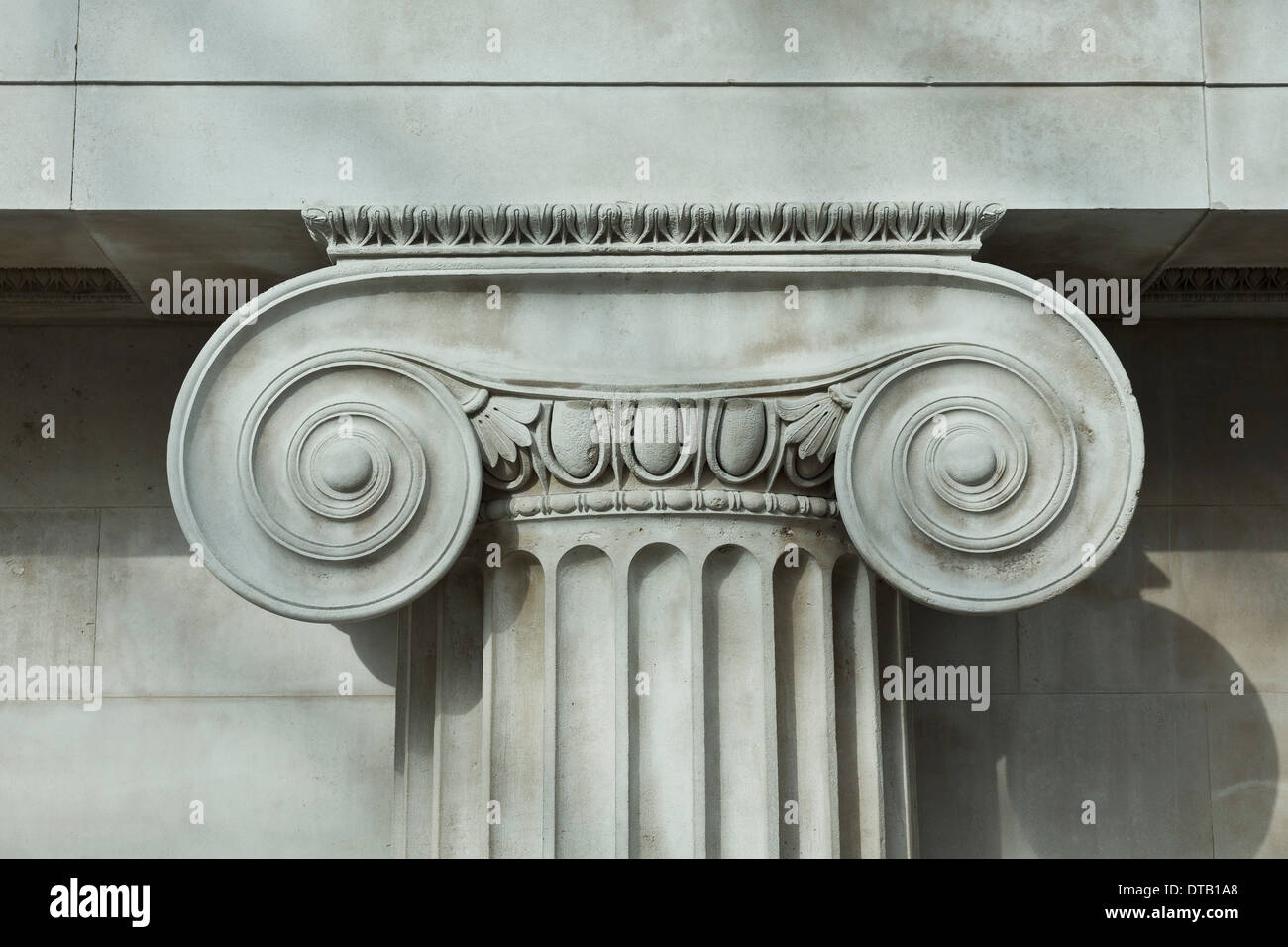 Detail an ionic column Stock Photo - Alamy