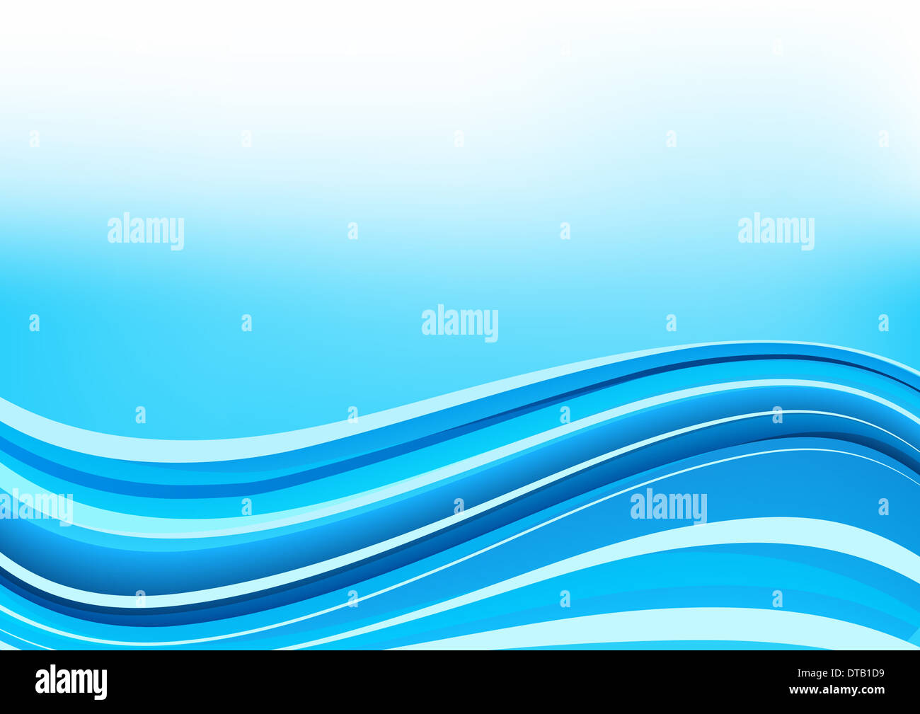 Blue and white waves background Stock Photo - Alamy