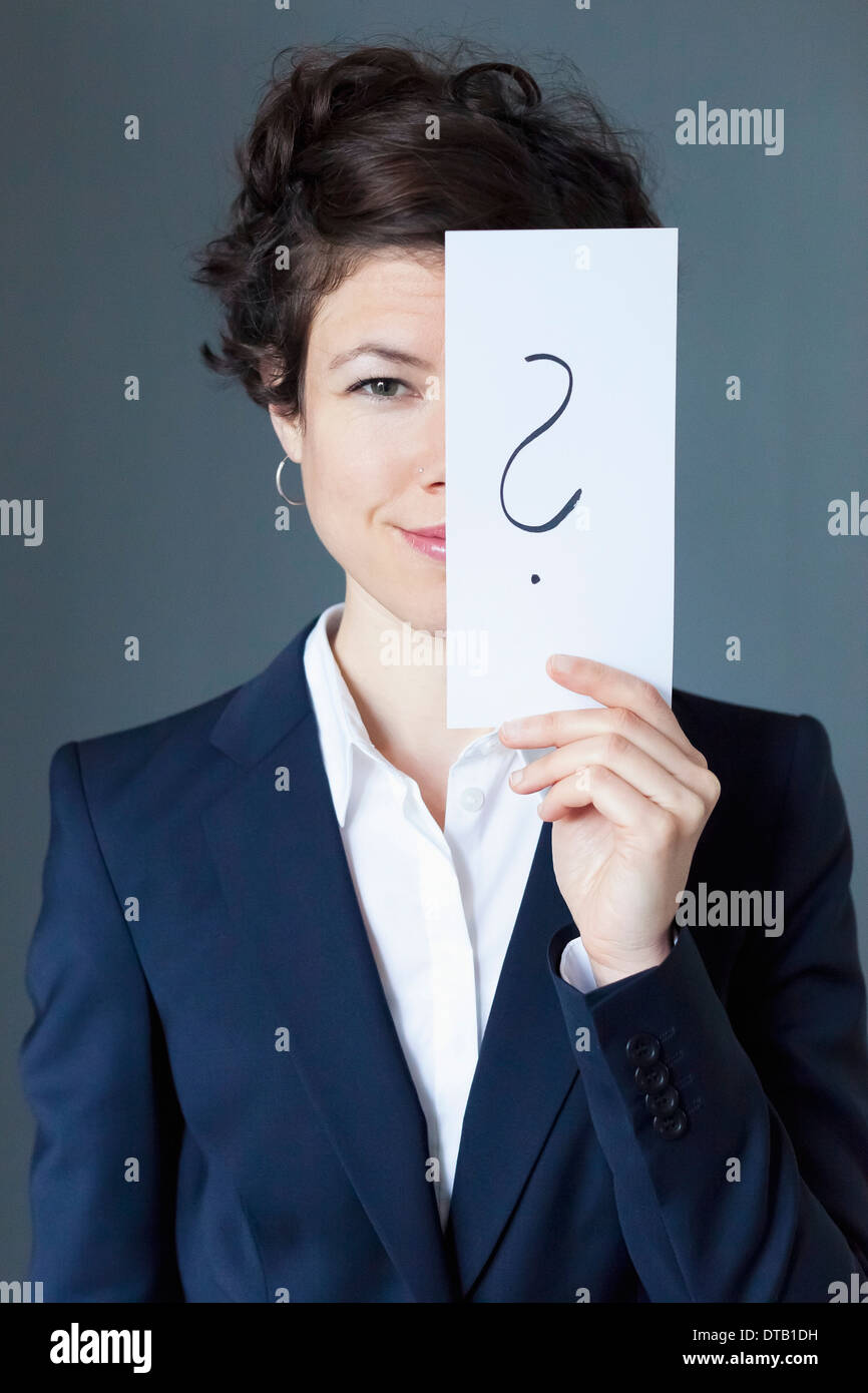 Question mark hair hi-res stock photography and images - Alamy