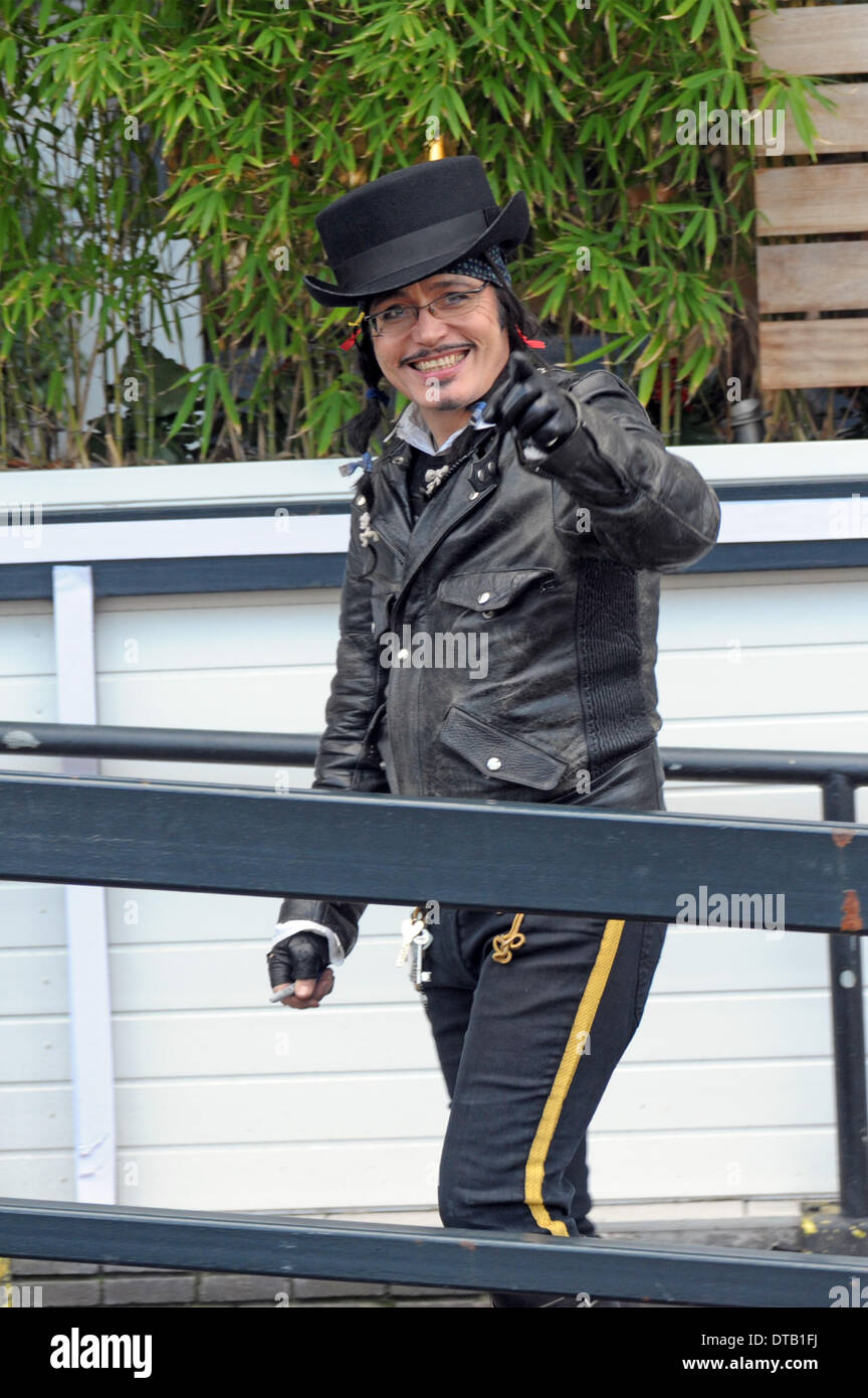 London, UK. 13th Feb, 2014. Adam Ant Stuart Leslie Goddard appears on ...