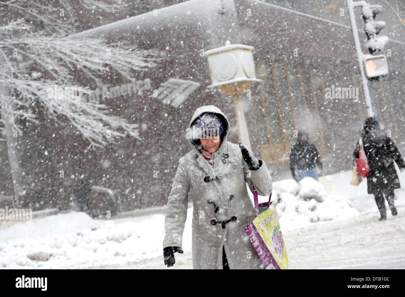 Boston, Massachusetts, USA. 13th Feb, 2014. Yet another snowstorm this ...