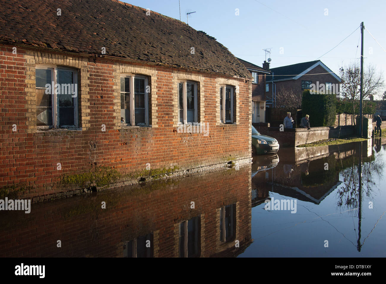 floodwater Laddingford Kent England UK Europe Stock Photo - Alamy
