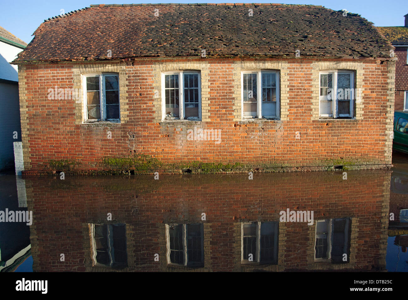 floodwater Laddingford Kent England UK Europe Stock Photo - Alamy