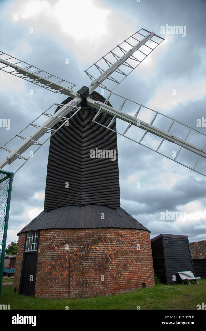 Windmill in Reigate Heath Golf Club, Surrey, South of England Stock ...