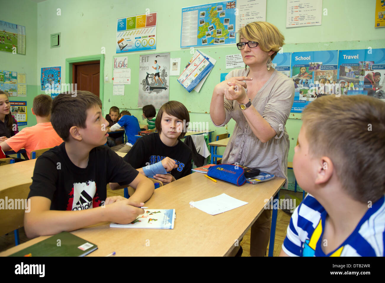 German teacher hi-res stock photography and images - Alamy