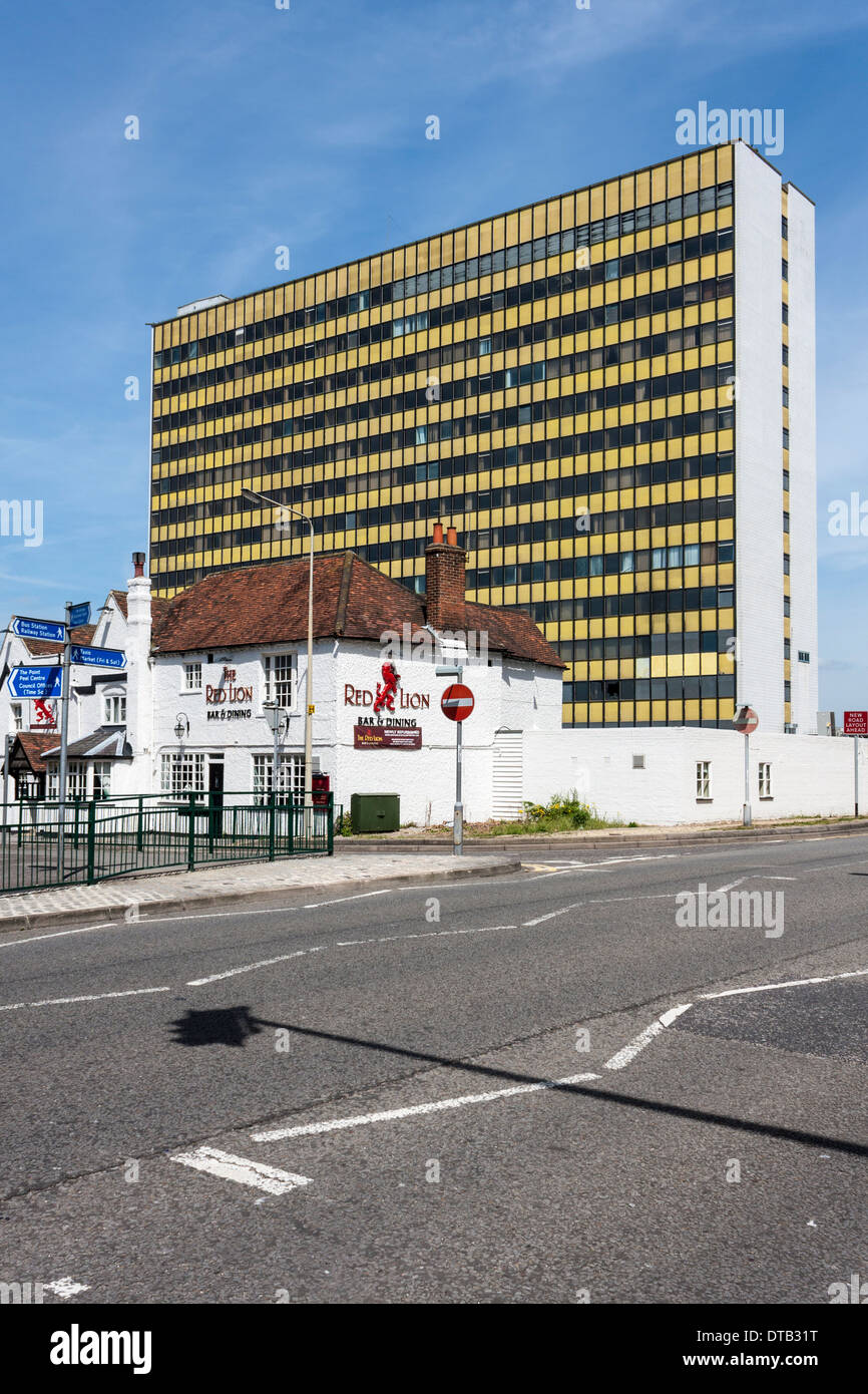 Winchester House, also known as the former 3M building, towers above ...