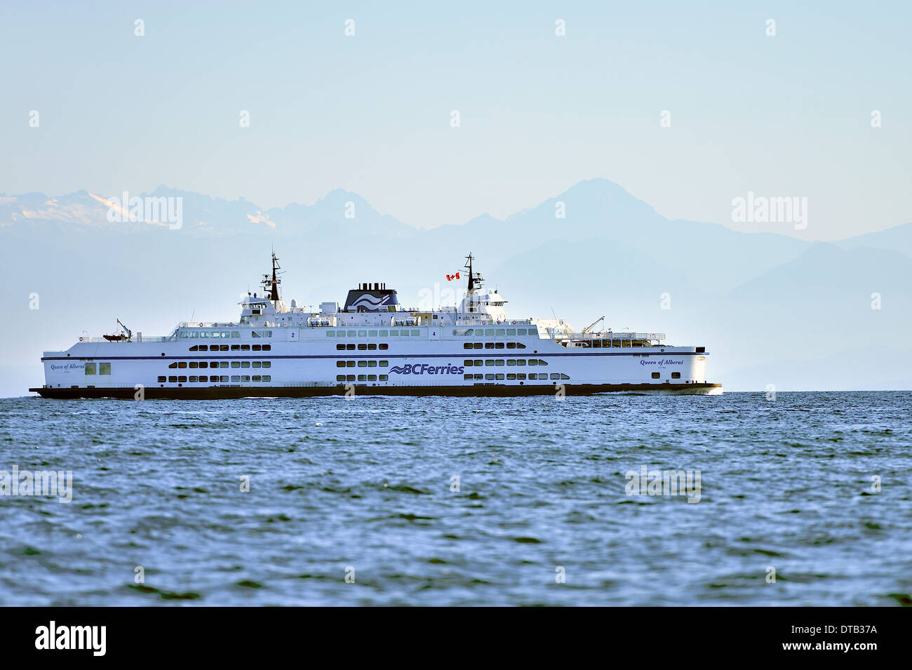 A B.C. Ferry boat on route to Horseshoe Bay in Vancouver British ...