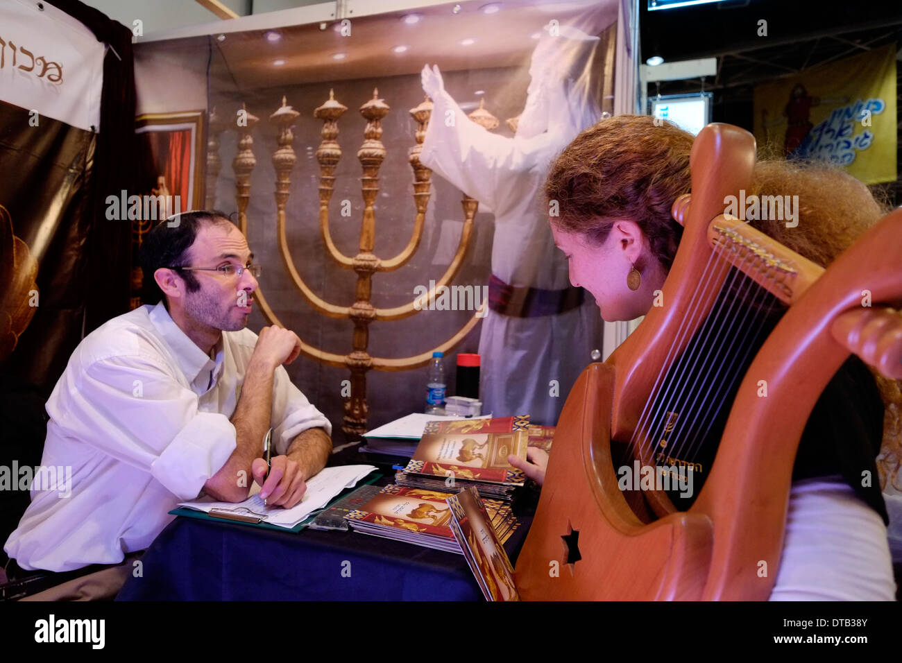 A religious Jew promoting the Temple Institute which is an Israeli ...
