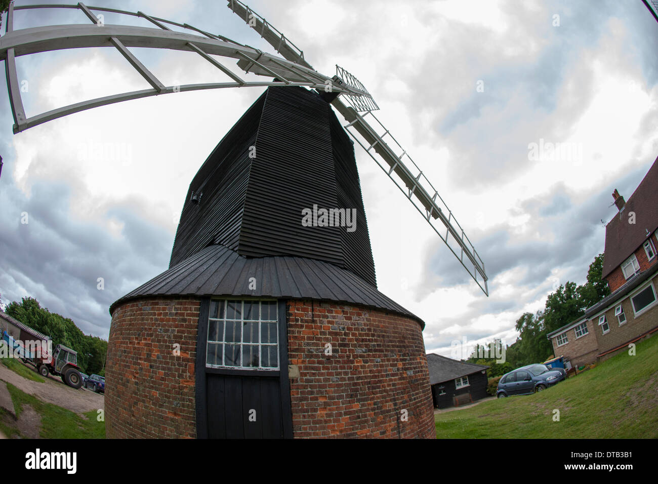 Windmill in Reigate Heath Golf Club, Surrey, South of England Stock ...