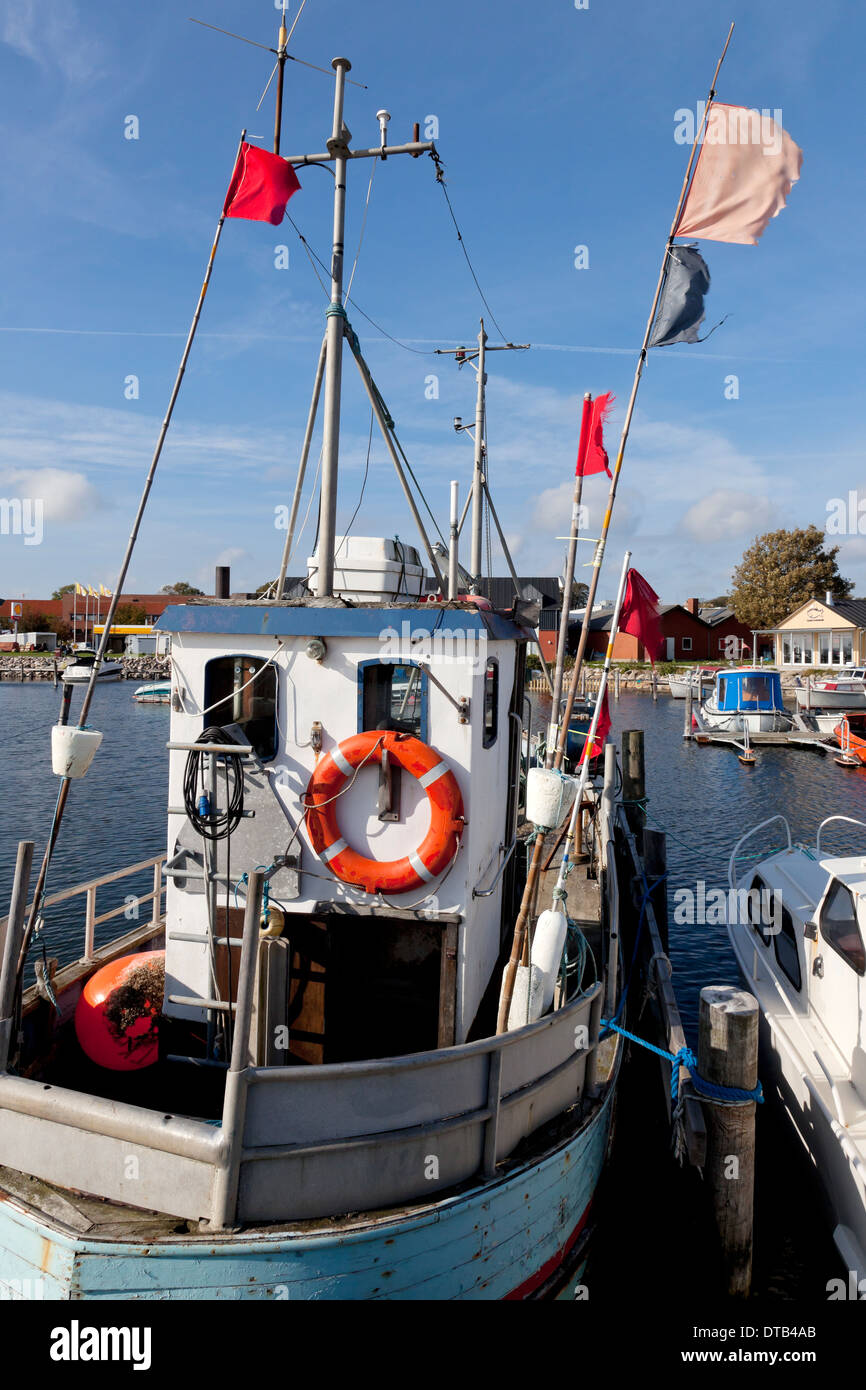 Thisted, Denmark, fishing boats in the port of Thisted Stock Photo - Alamy