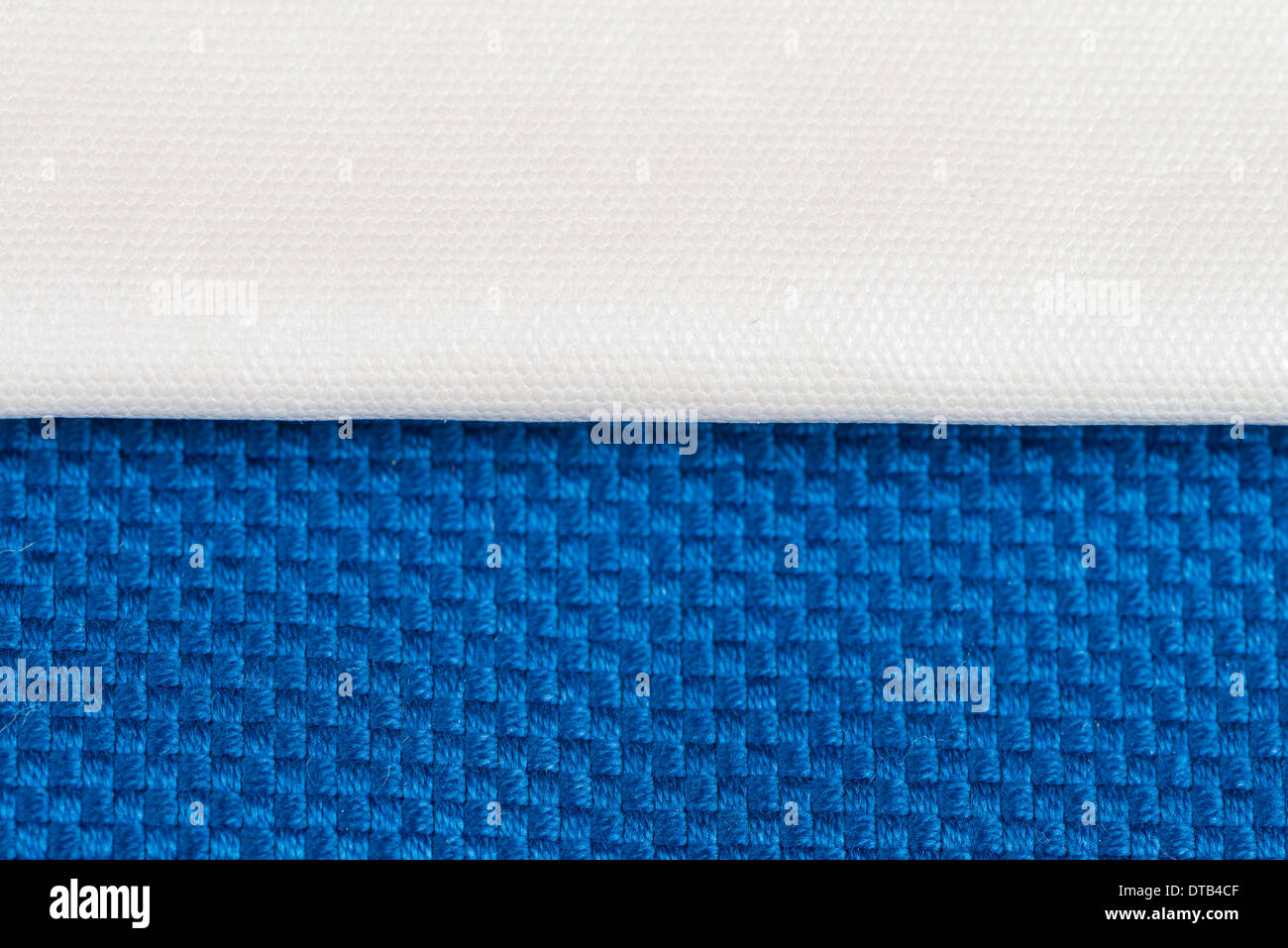 Closeup detail of blue fabric texture Stock Photo - Alamy