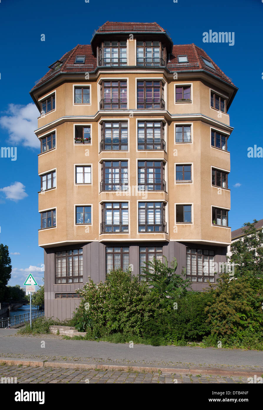 Berlin, Germany, historically-inspired residential development with ...