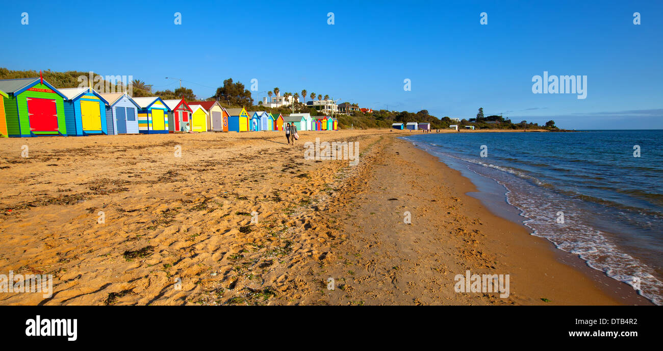 Brighton beach boxes hi-res stock photography and images - Alamy