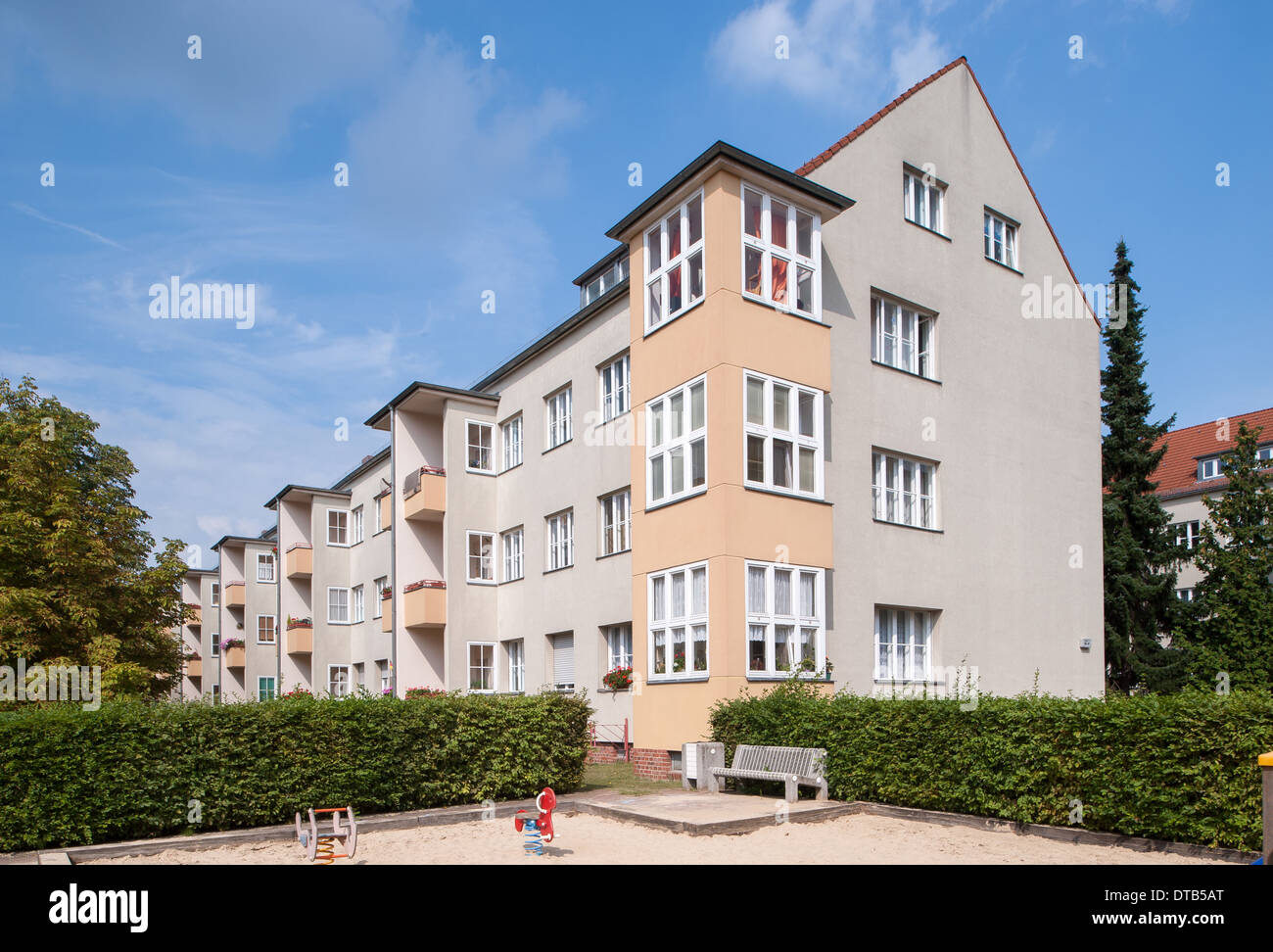 Berlin, Germany, residential buildings in Berlin- Weissensee Stock ...