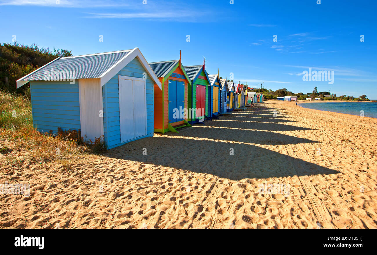 Beach bathing boxes hi-res stock photography and images - Alamy