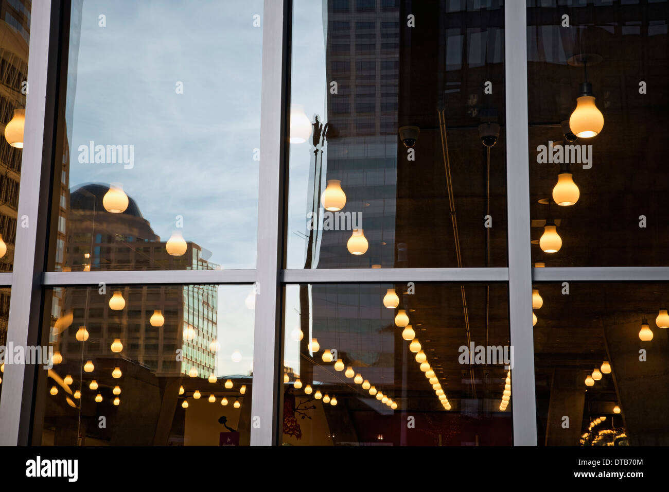 Seattle public library interior hi-res stock photography and images - Alamy
