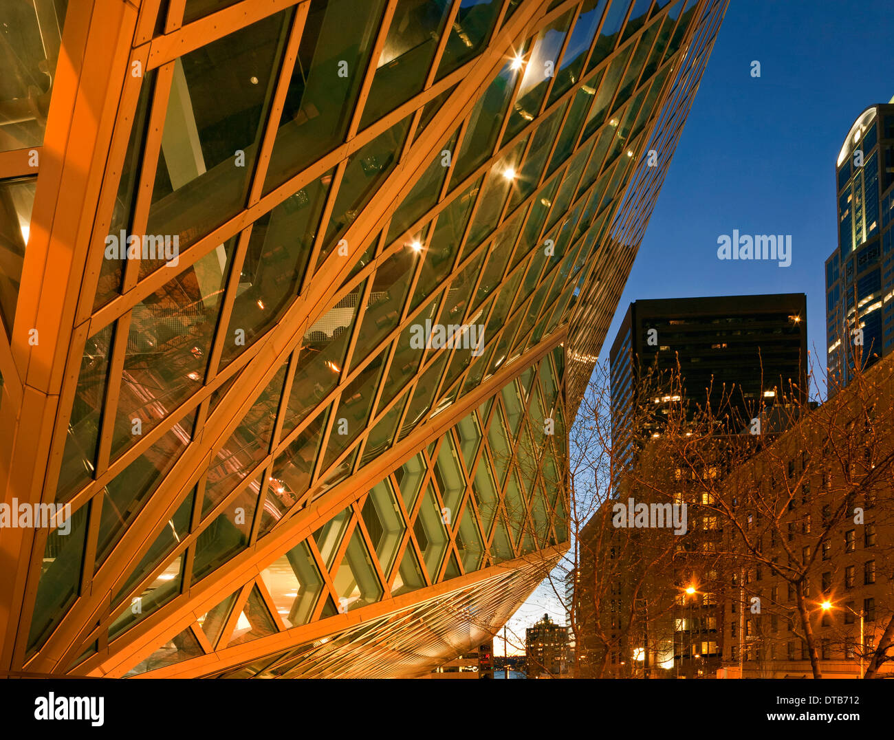 WASHINGTON - The downtown Seattle Public Library building and ...