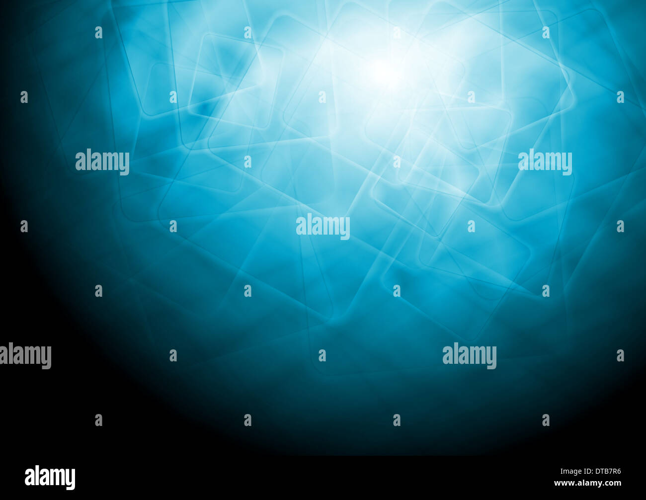 Abstract blue tech vector background Stock Photo - Alamy