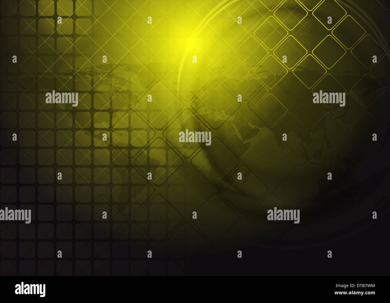 Dark yellow abstract technology background Stock Photo - Alamy
