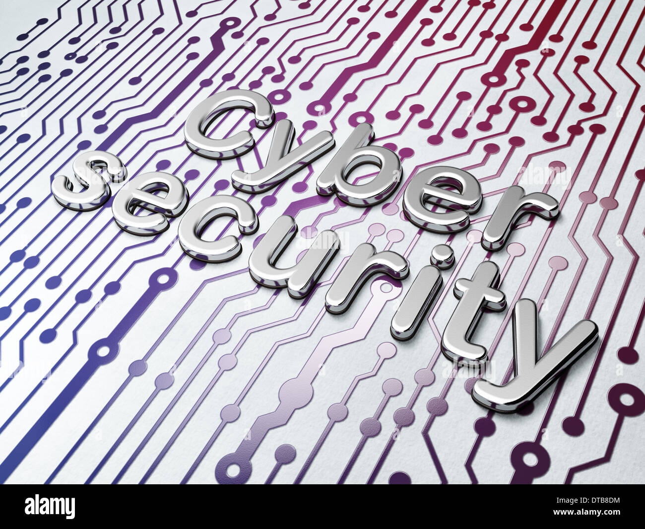 Safety concept: Golden Cyber Security on Circuit Board background Stock ...