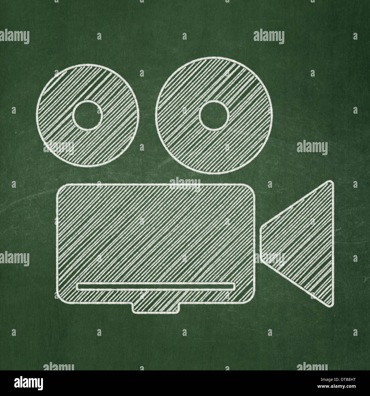 Tourism concept: Camera on chalkboard background Stock Photo - Alamy