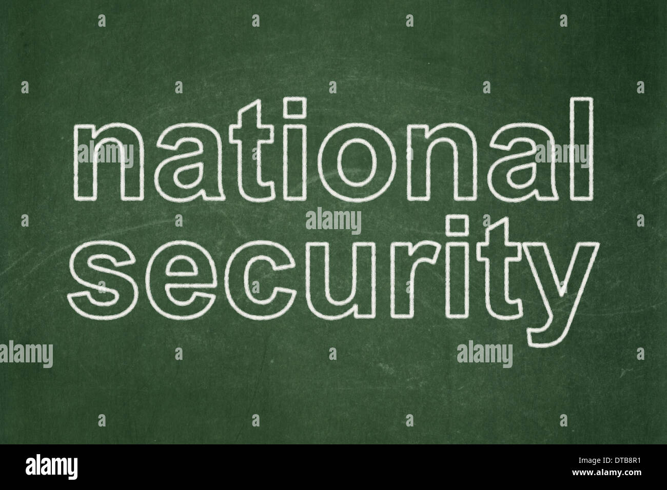 Safety concept: National Security on chalkboard background Stock Photo ...