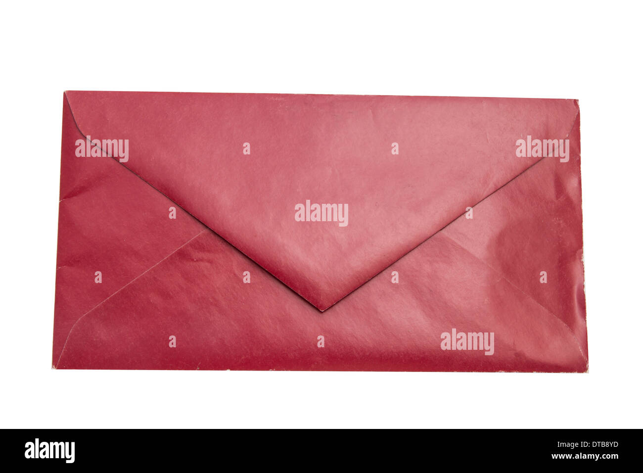 red envelope isolated on white background Stock Photo - Alamy