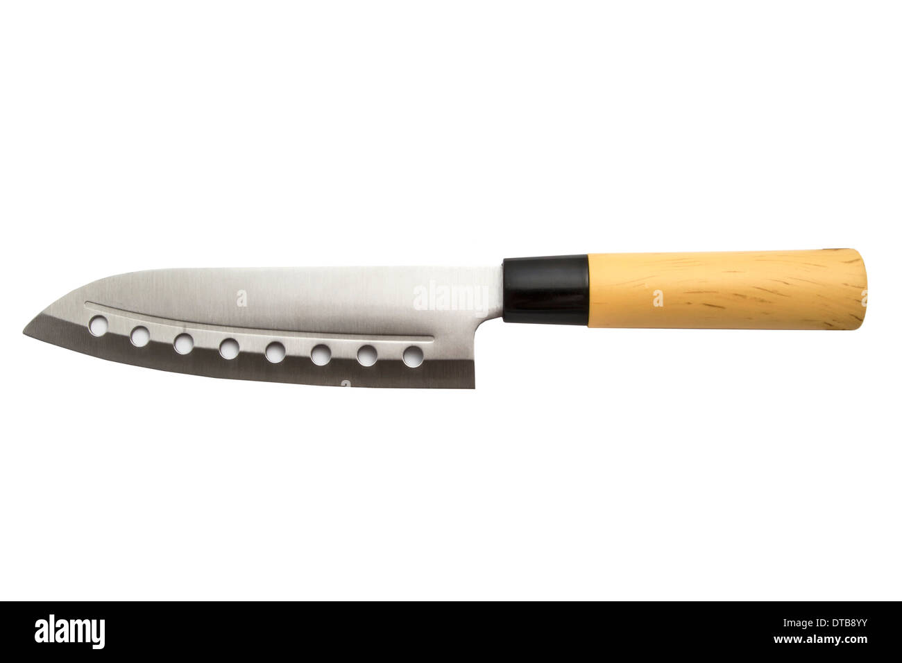 Kitchen knife isolated on white background Stock Photo - Alamy