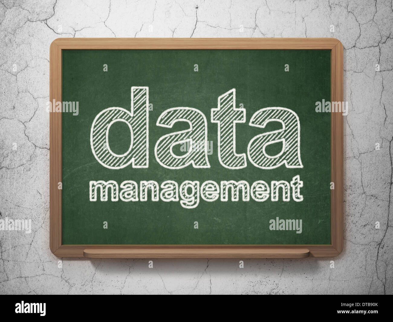 Data concept: Data Management on chalkboard background Stock Photo - Alamy