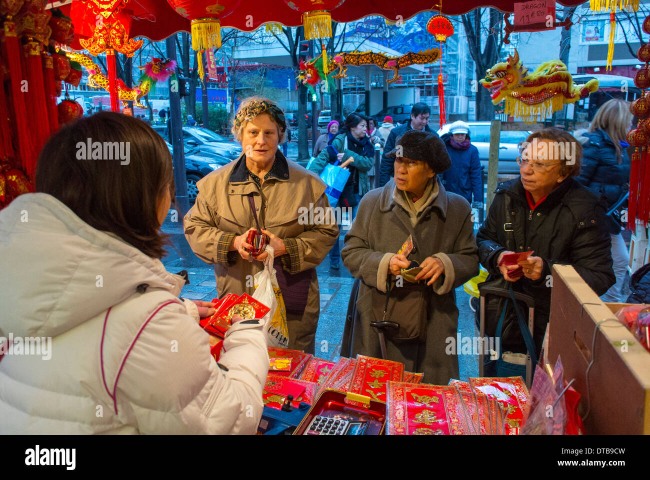 Paris, France. Women Shopping Asian Food Grocery Supermarket, Outside ... Paris, France. Women Shopping Asian Food Grocery Supermarket, Outside ...