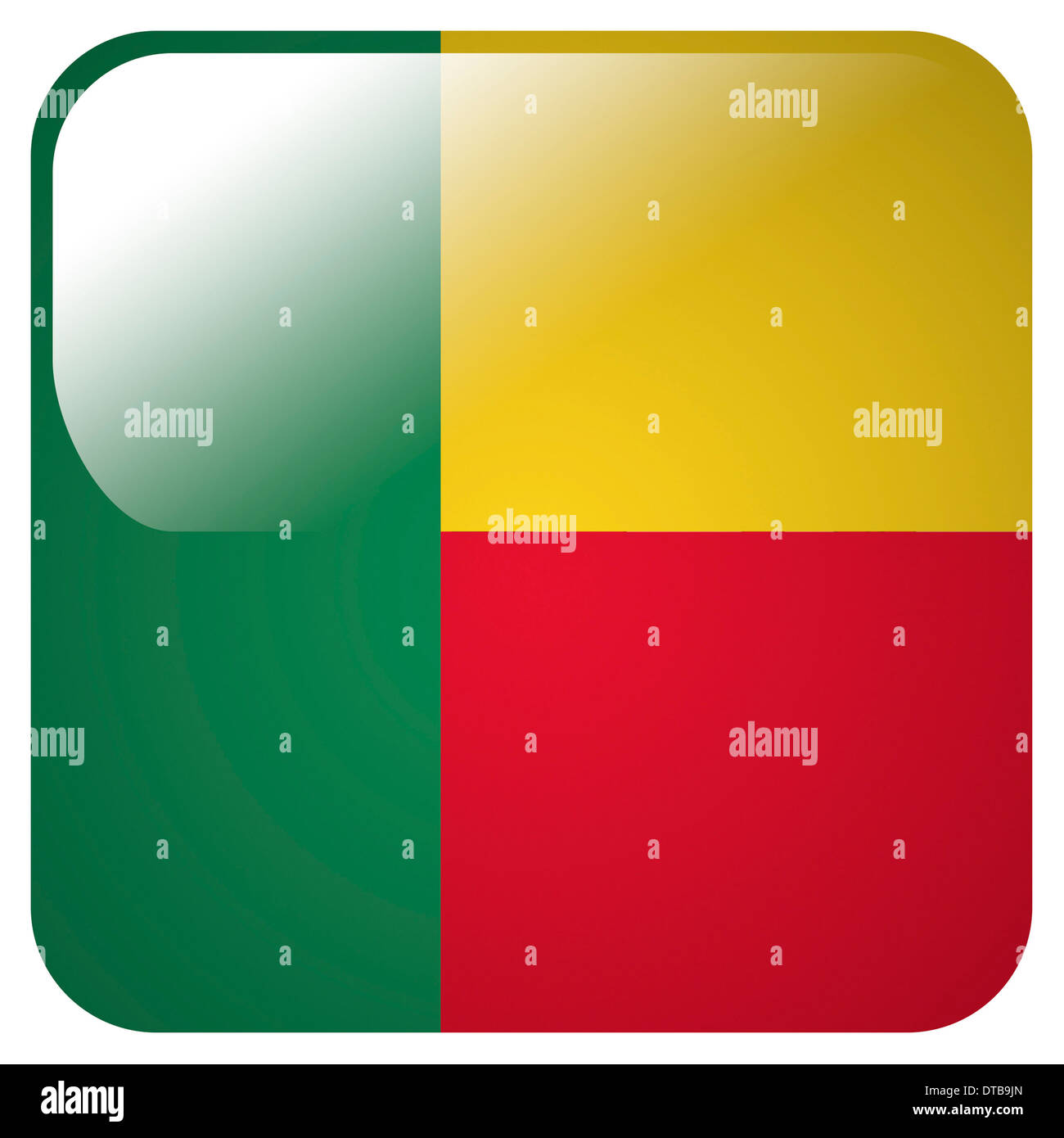 Round flag of benin hi-res stock photography and images - Alamy