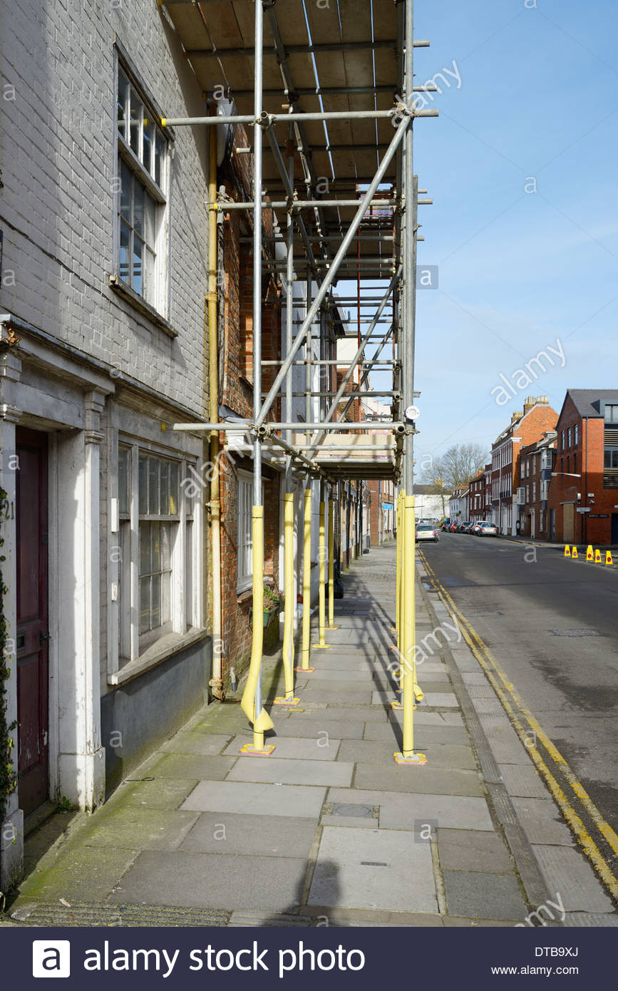 Scaffolding On Pavement High Resolution Stock Photography and Images ...