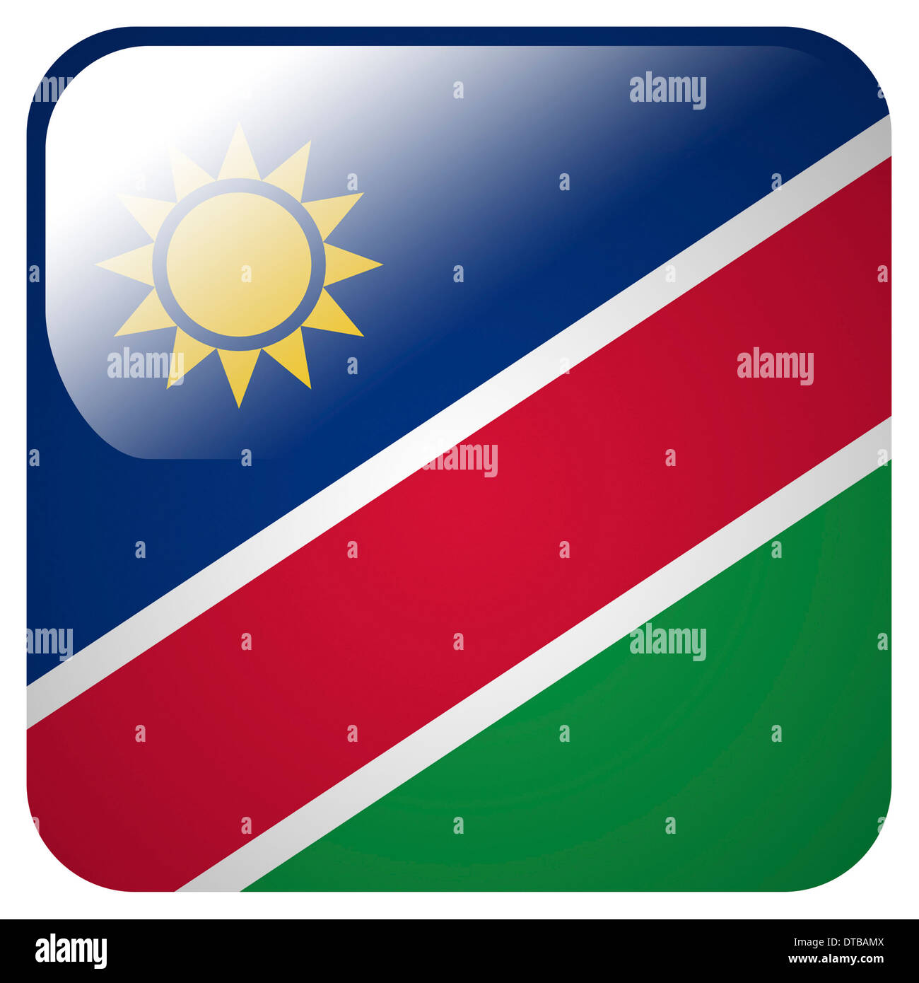 Namibian official flag hi-res stock photography and images - Alamy
