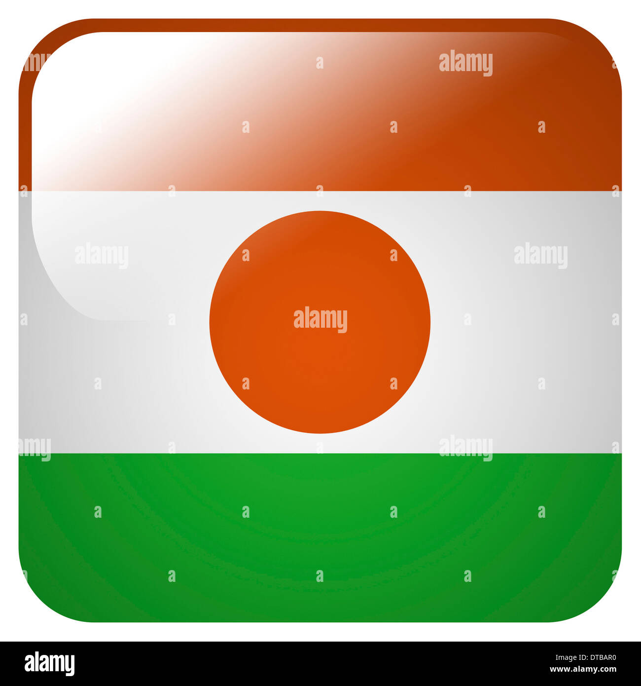 Flag niger round hi-res stock photography and images - Alamy