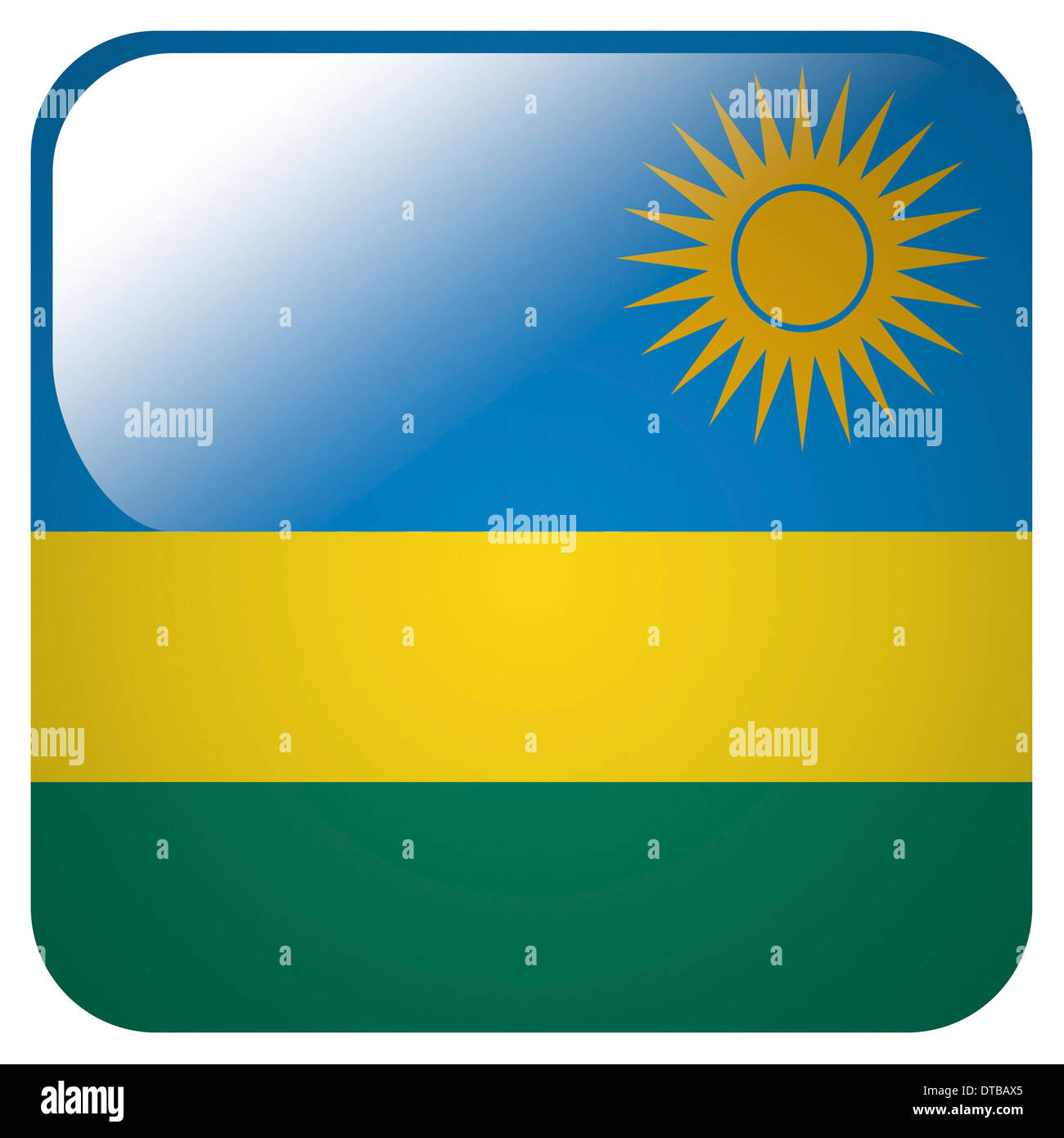 Flag rwanda round hi-res stock photography and images - Alamy