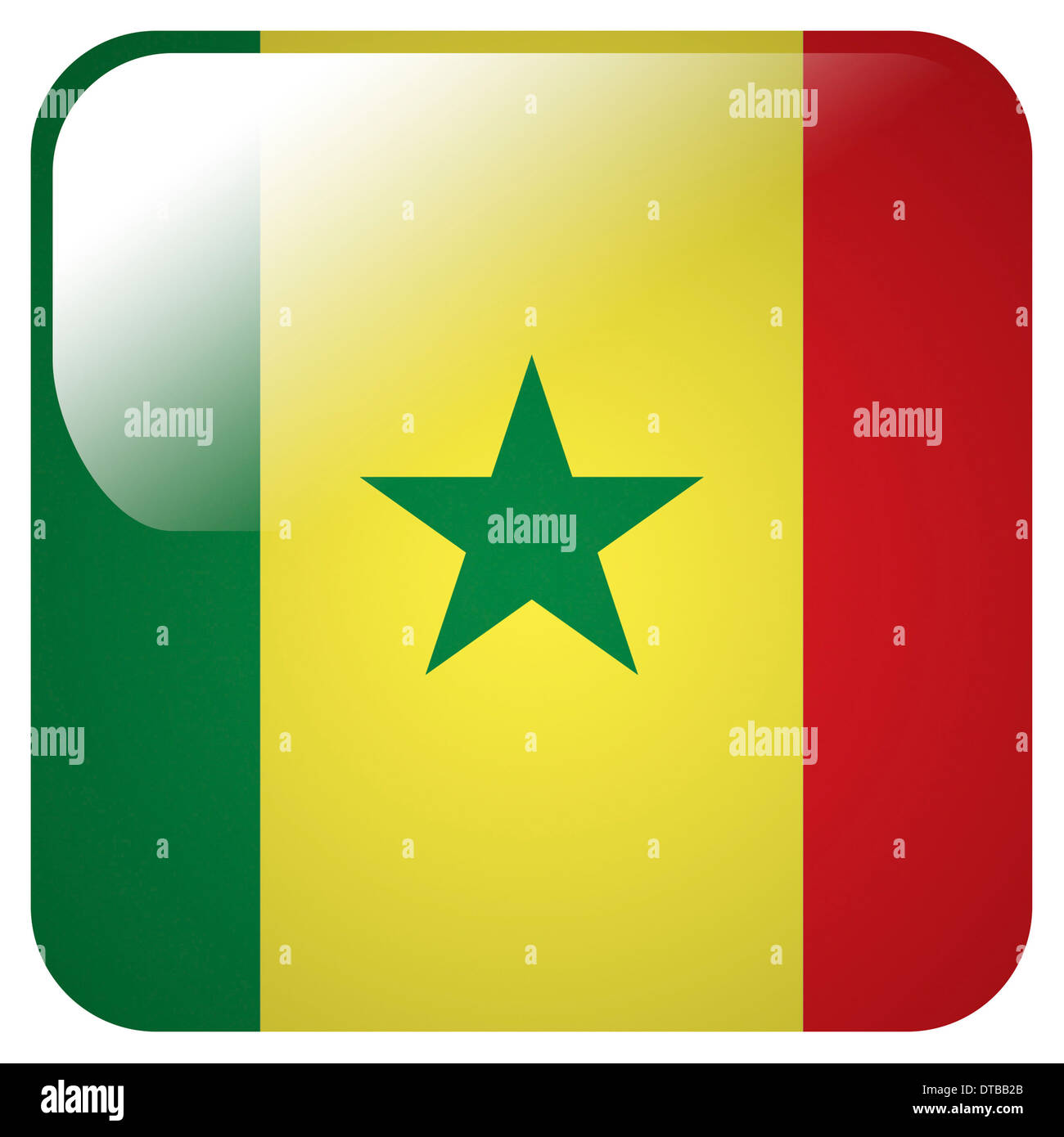 Flag senegal senegal circle hi-res stock photography and images - Alamy