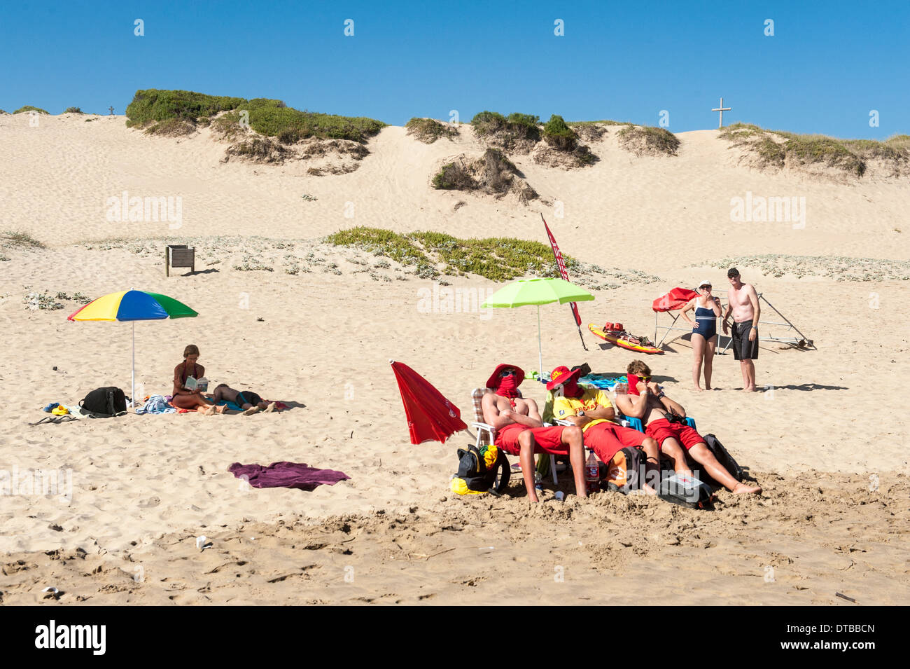Lifeguards on duty sitting on hi-res stock photography and images - Alamy