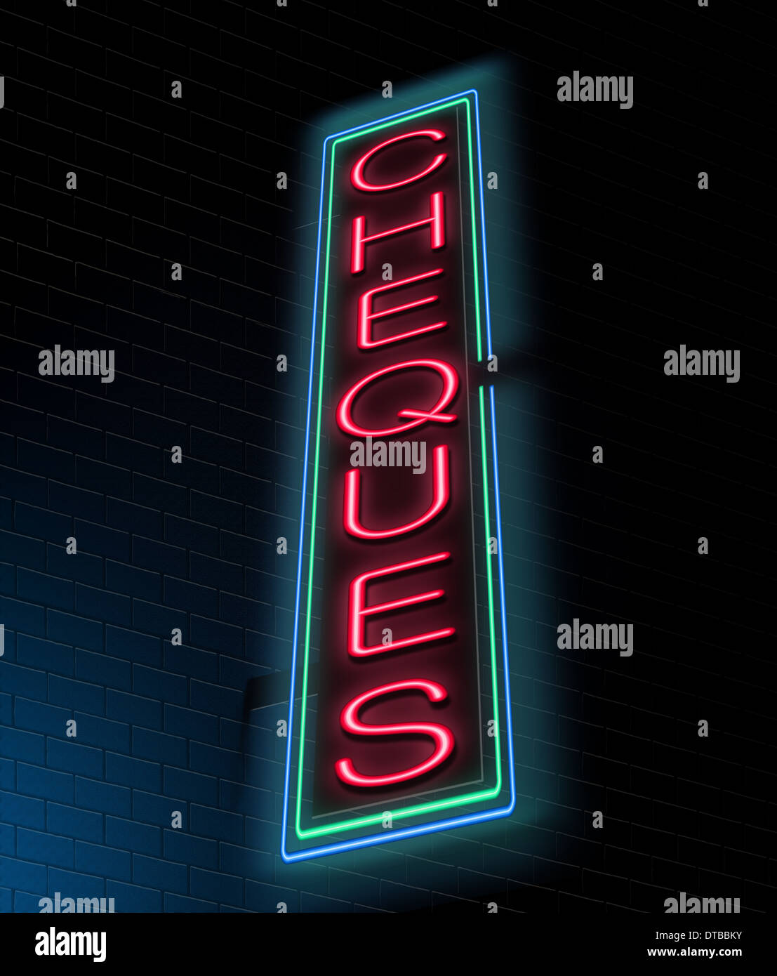 Cheques cashed sign hi-res stock photography and images - Alamy