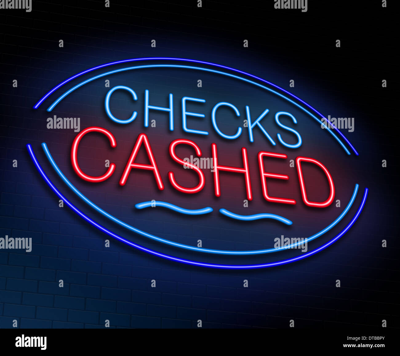Checks cashed concept Stock Photo - Alamy